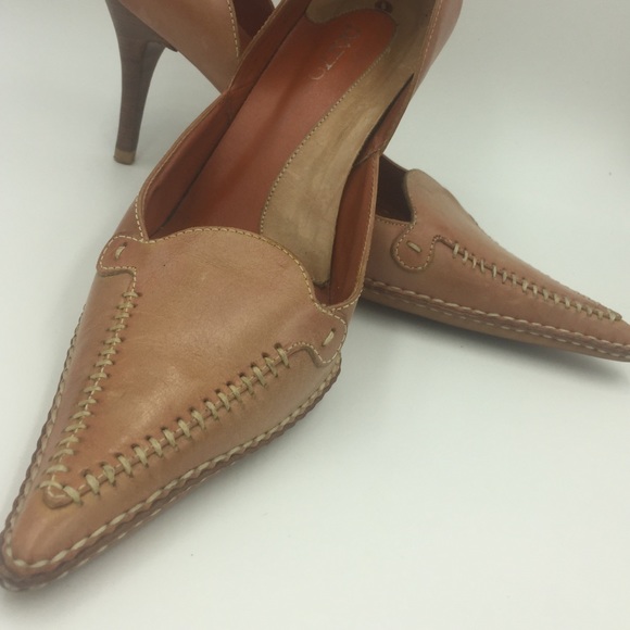 PAZZO | Shoes | Pazzo All Leather 3 Heels Size8 | Poshmark